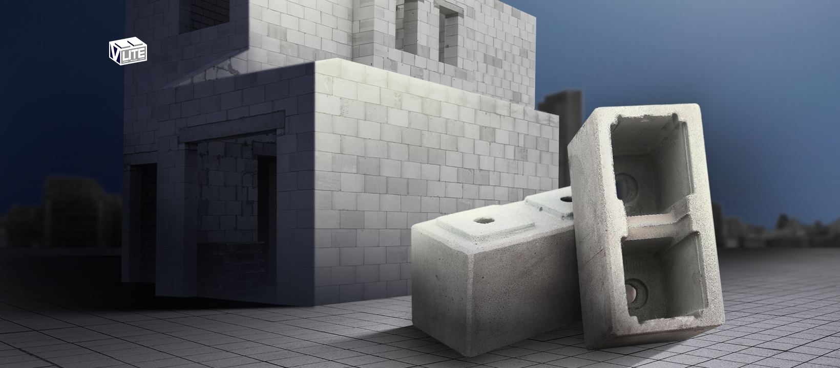 V-Lite Super Lightweight Foam Concrete Blocks